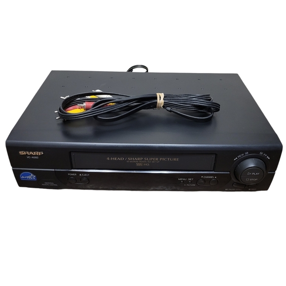 Sharp | Other | Sharp Vcr Vca582u Vhs Player Recorder Video Cassette 4 ...